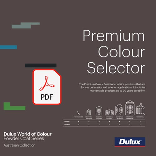 Dulux Powder Coat Colours – fabornate.com.au